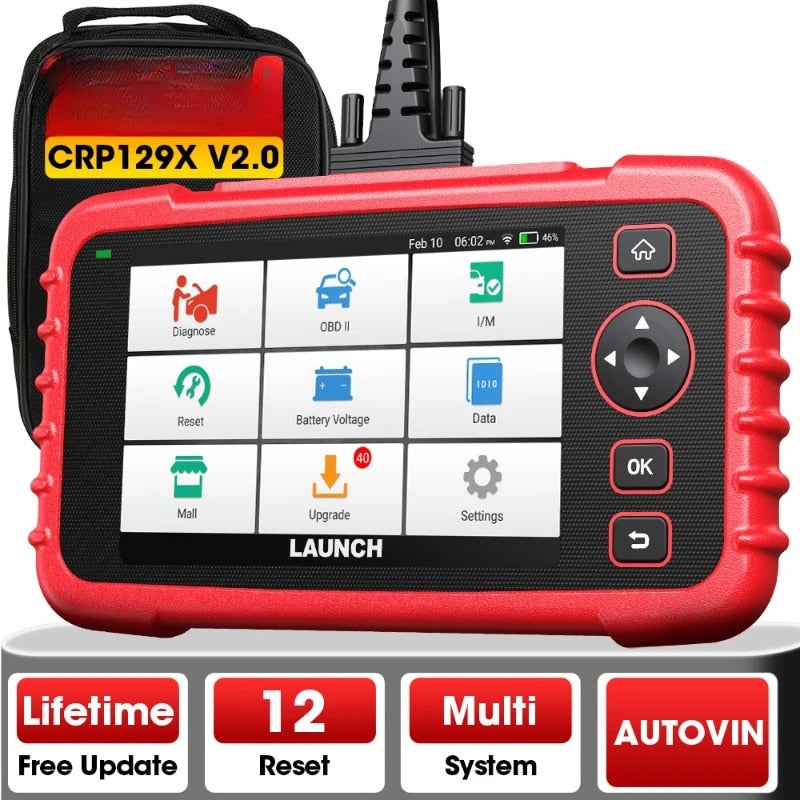 Launch CRP129X V2.0 OBD2 Scanner – Launch X431 EU Store